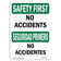 SignMission No Accidents Sign - Wayfair Canada