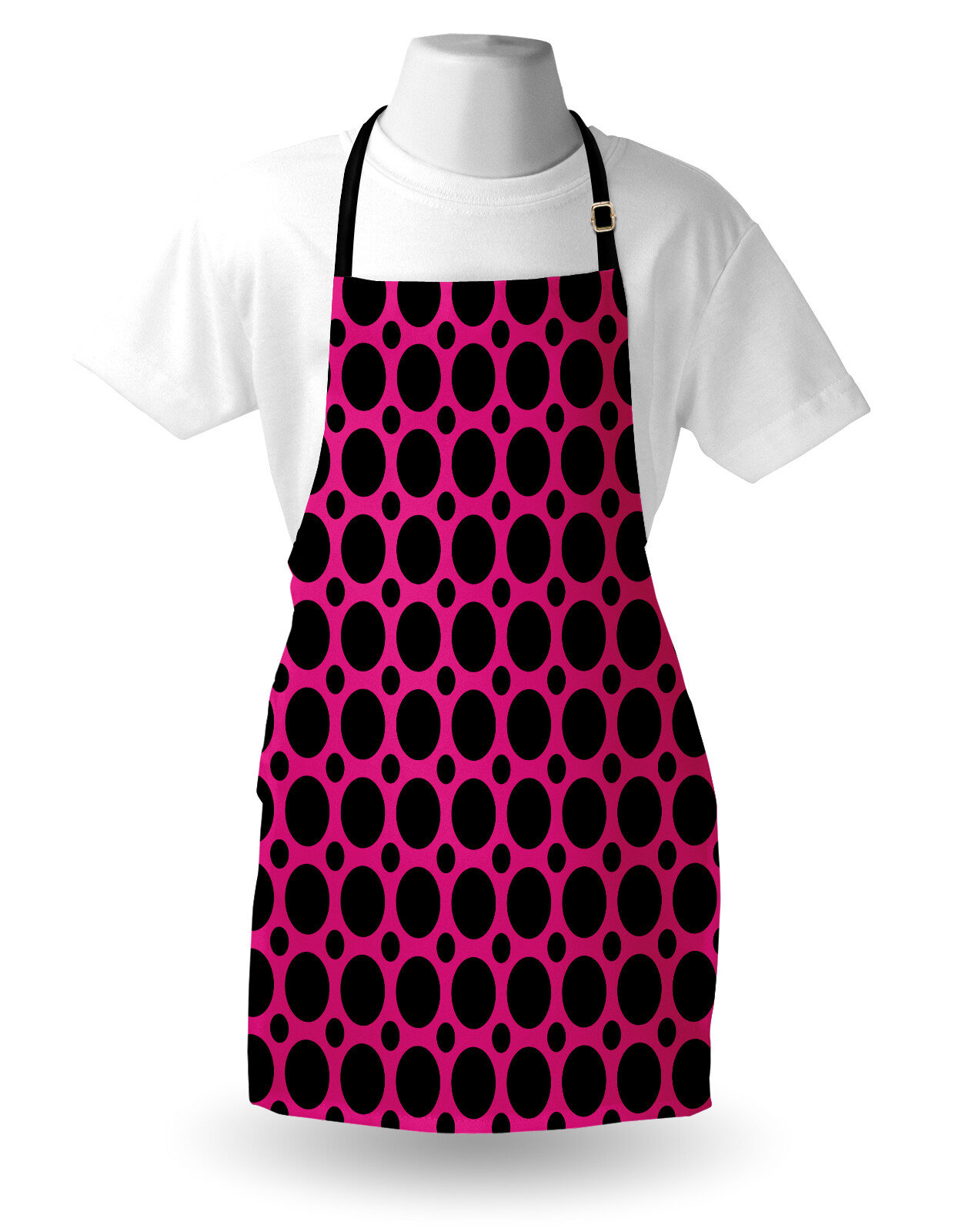 East Urban Home Hot Pink Apron Unisex, Symmetric Spots Retro, Adult ...