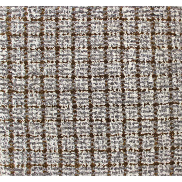 Landry & Arcari Rugs and Carpeting Matrix Plaid Area Rug in Gray | Perigold