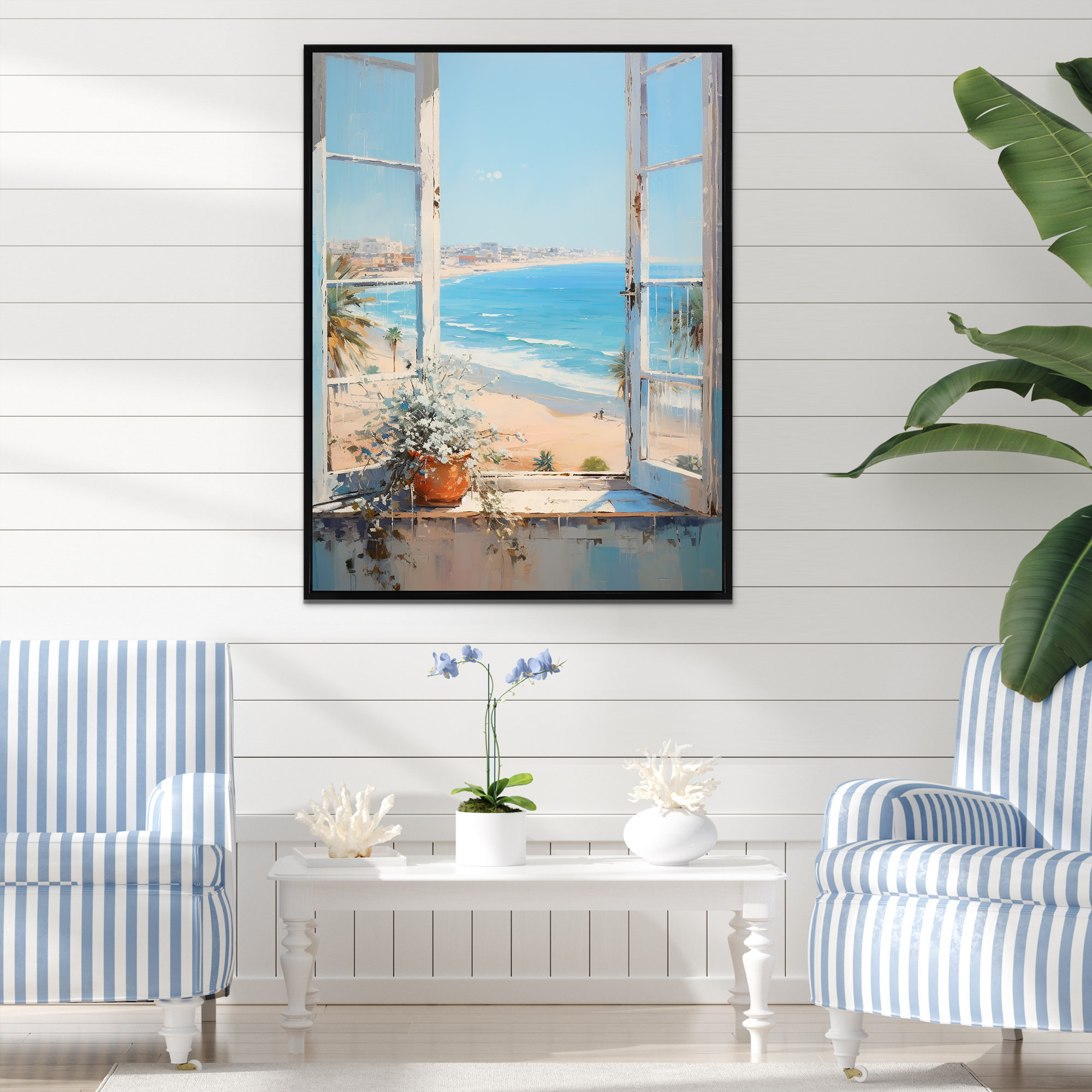 Highland Dunes California Shoreline Window View III - Coastal Windows ...