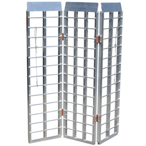 Black Widow Aluminum Tri-Fold Motorcycle Ramp | Wayfair