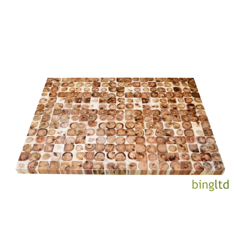 Millwood Pines Clowser 42'' L x 30'' W Solid Wood Rectangular Square ...