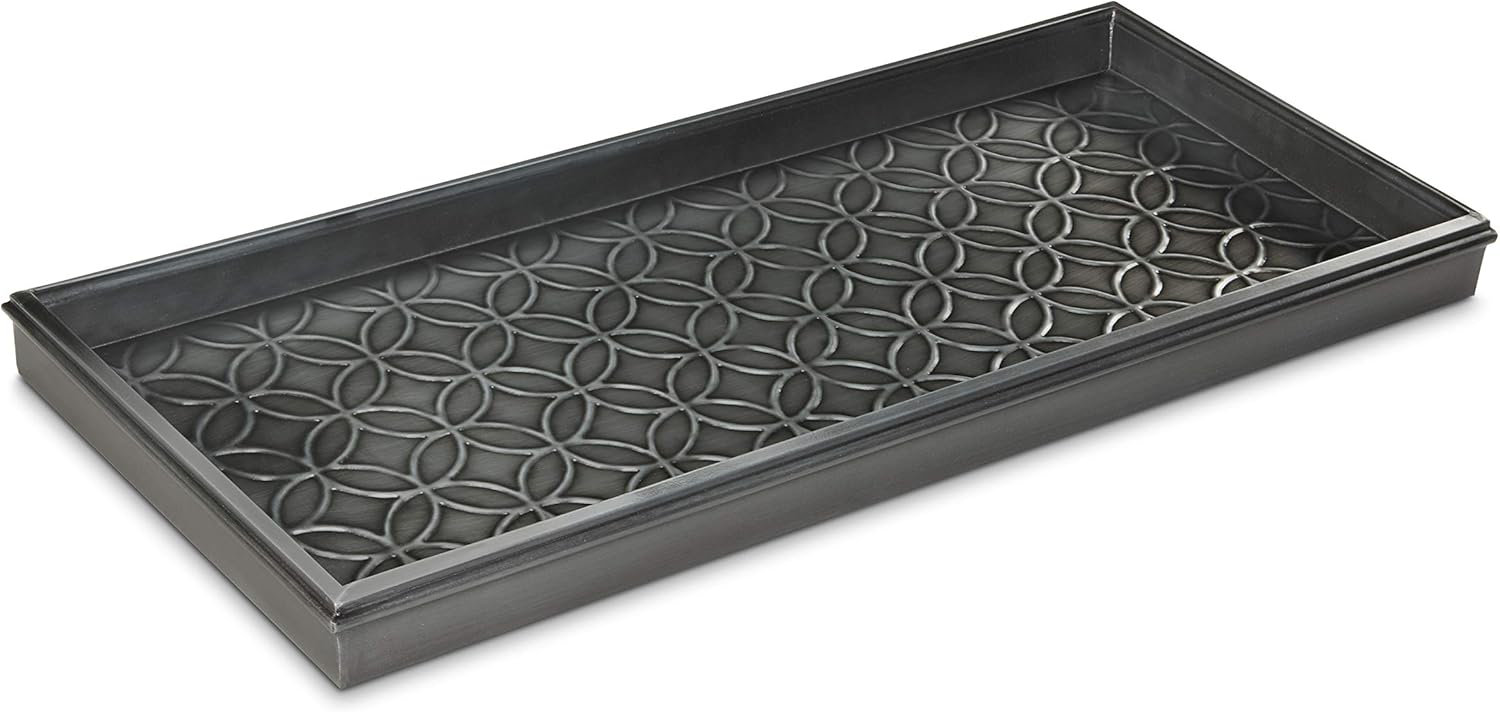 Hokku Designs Medium Boot Tray, Double Circles Multi-Purpose All ...