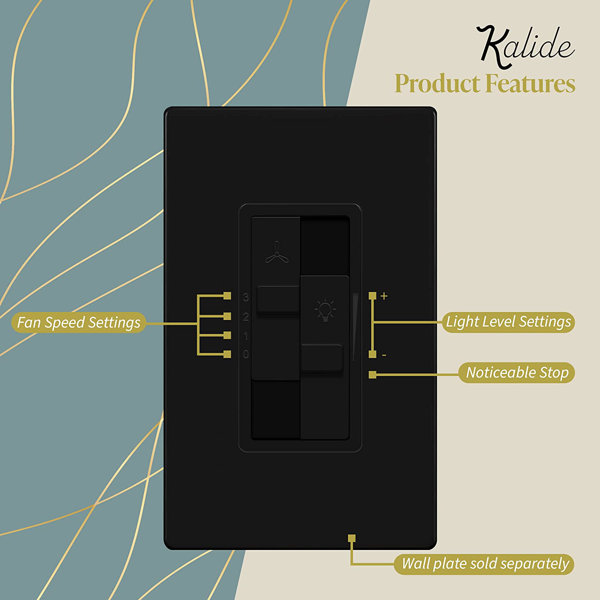TOPGREENER Kalide 3-way Slide Dimmer | Wayfair