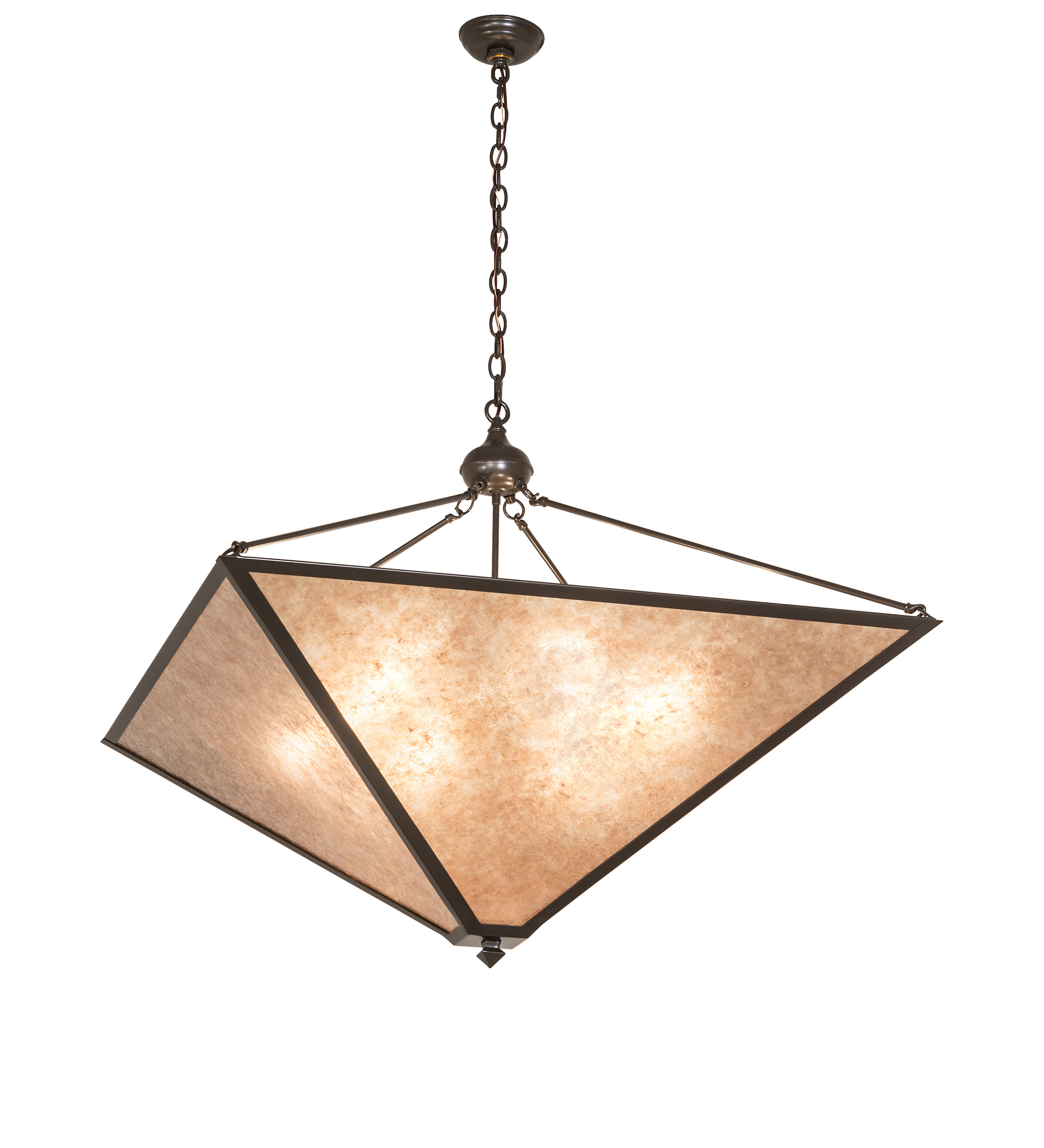 Canora Grey 38" Square Mission Prime Inverted Pendant | Wayfair