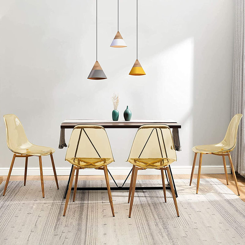 Corrigan Studio® Acrylic Chairs Clear Dining Chairs With Crystal ...