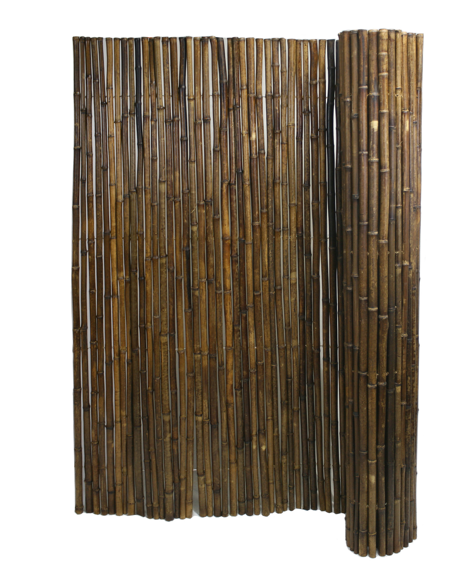 Backyard X-Scapes Caramel Brown Bamboo Fence Panel Outdoor Privacy ...
