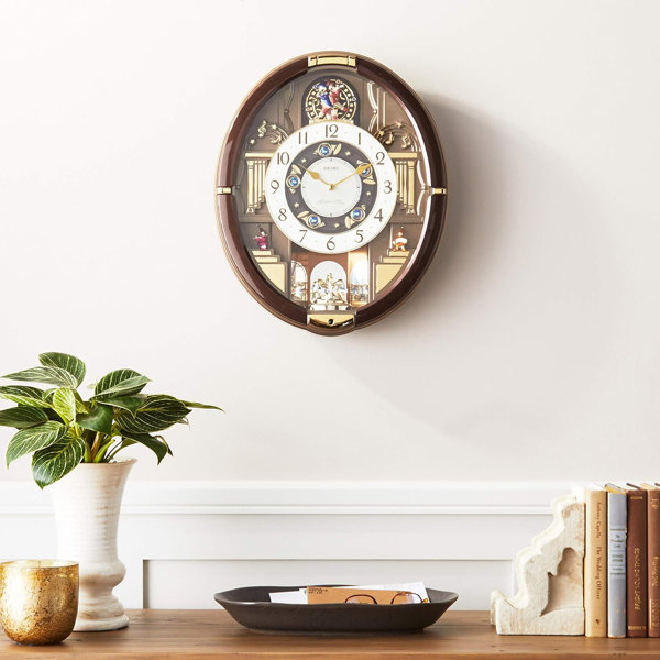 Co-t Melodies In Motion Wall Clock With 30 High-Quality Melodies, Light ...