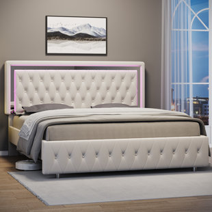 Wayfair | Platform Upholstered Beds You'll Love in 2024