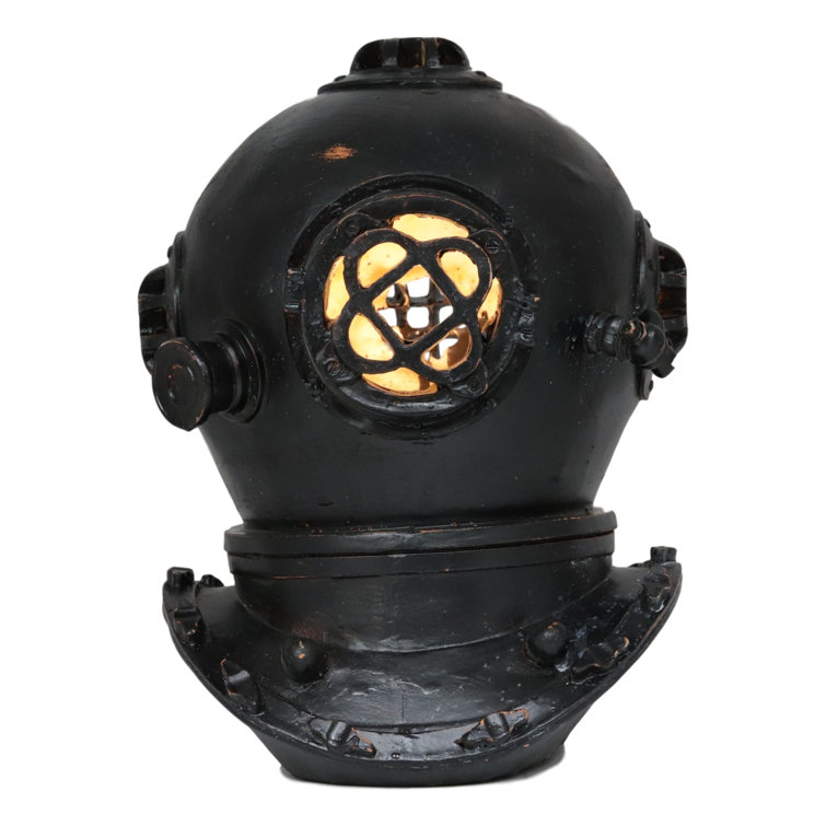 Breakwater Bay Tricia Nautical Steampunk Diving Helmet Figurine with ...