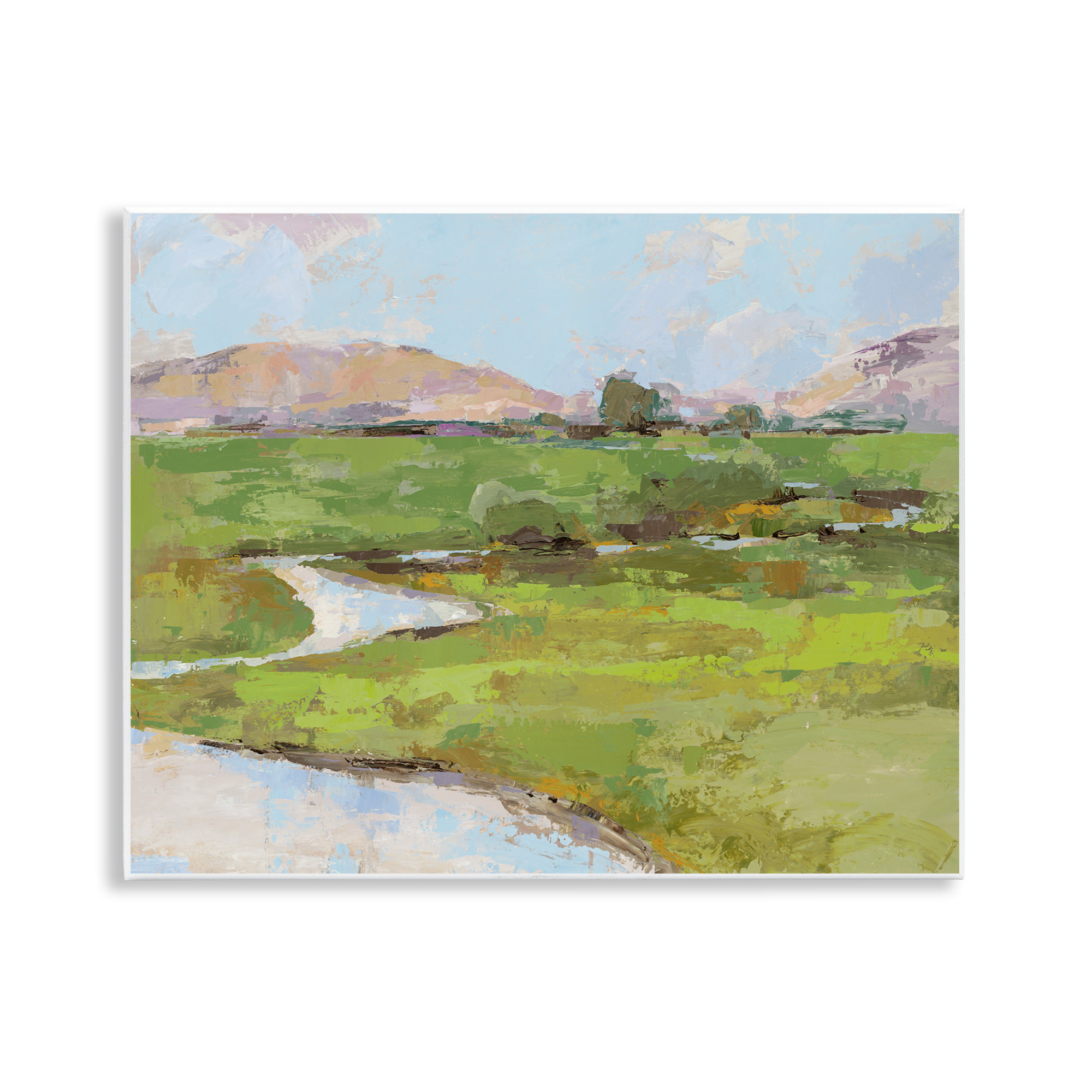 Ophelia & Co. Hillside Winding Stream Wall Plaque Art by Trevor ...