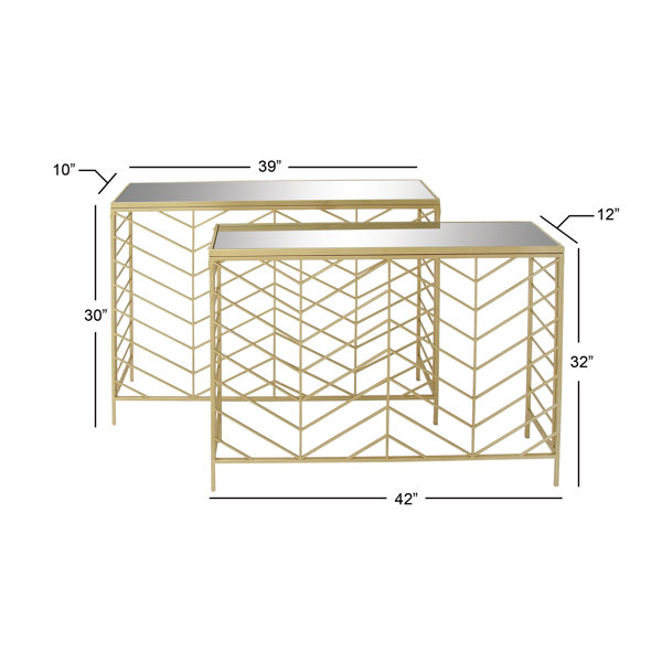 Mercer41 Derwent 2 Piece Console Table Set & Reviews - Wayfair Canada