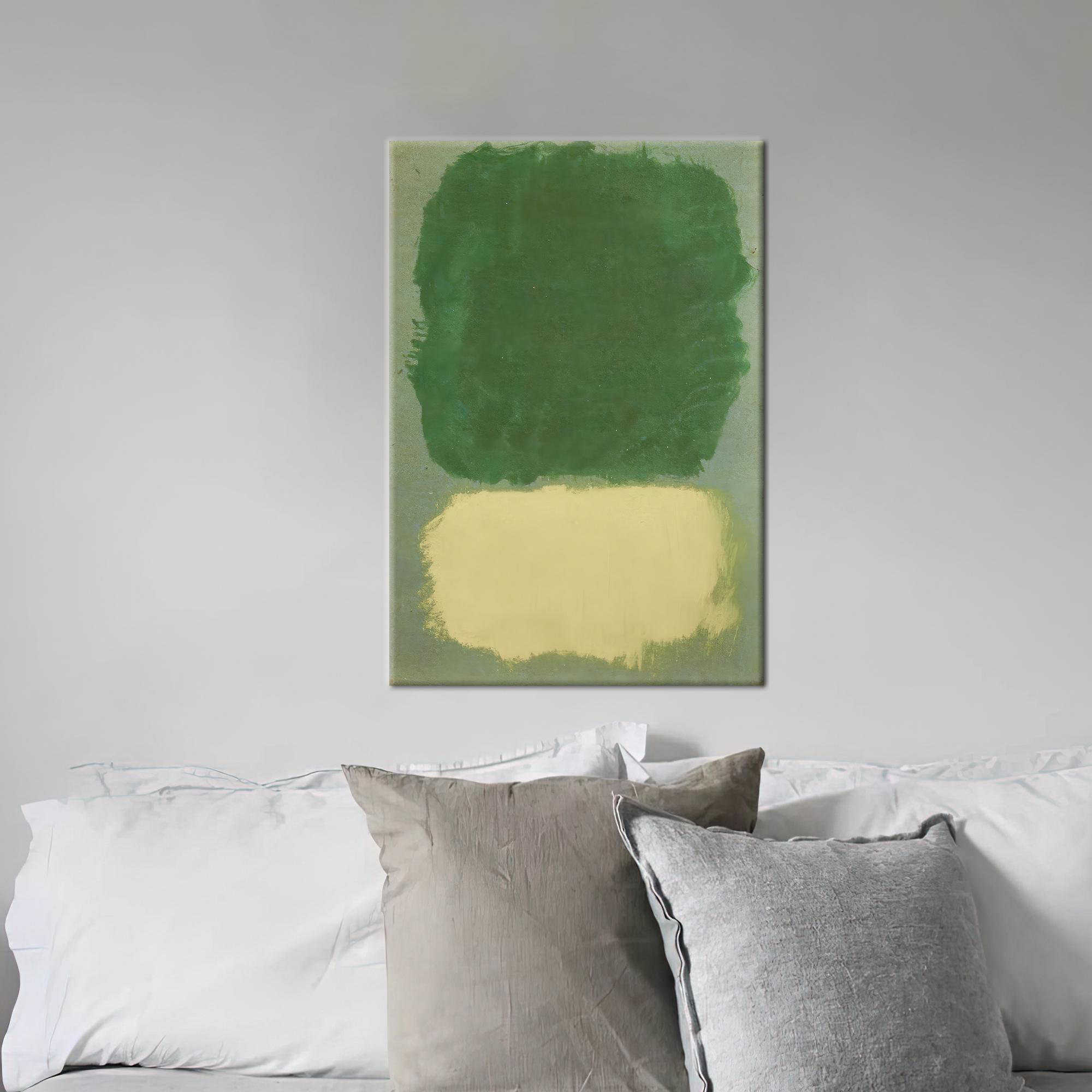 Vault W Artwork Mark Rothko Inspired Modern Art Canvas Perfect as Green ...