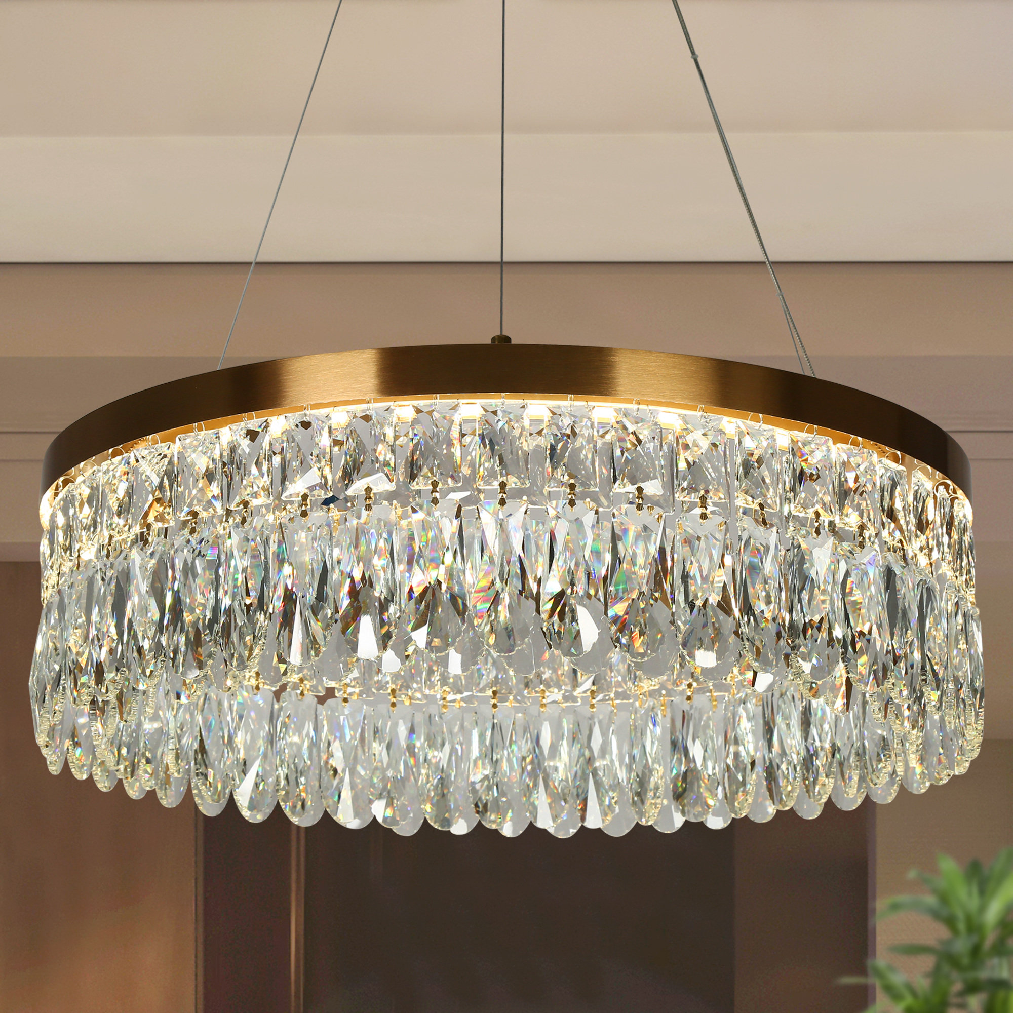 Mercer41 Jeorgina 1 - Light Drum LED Chandelier | Wayfair