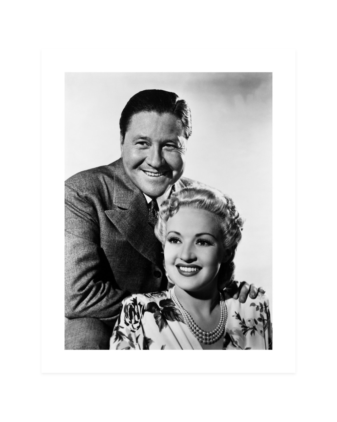 Globe Photos Entertainment " Smiling Betty Grable And Actor Looking ...