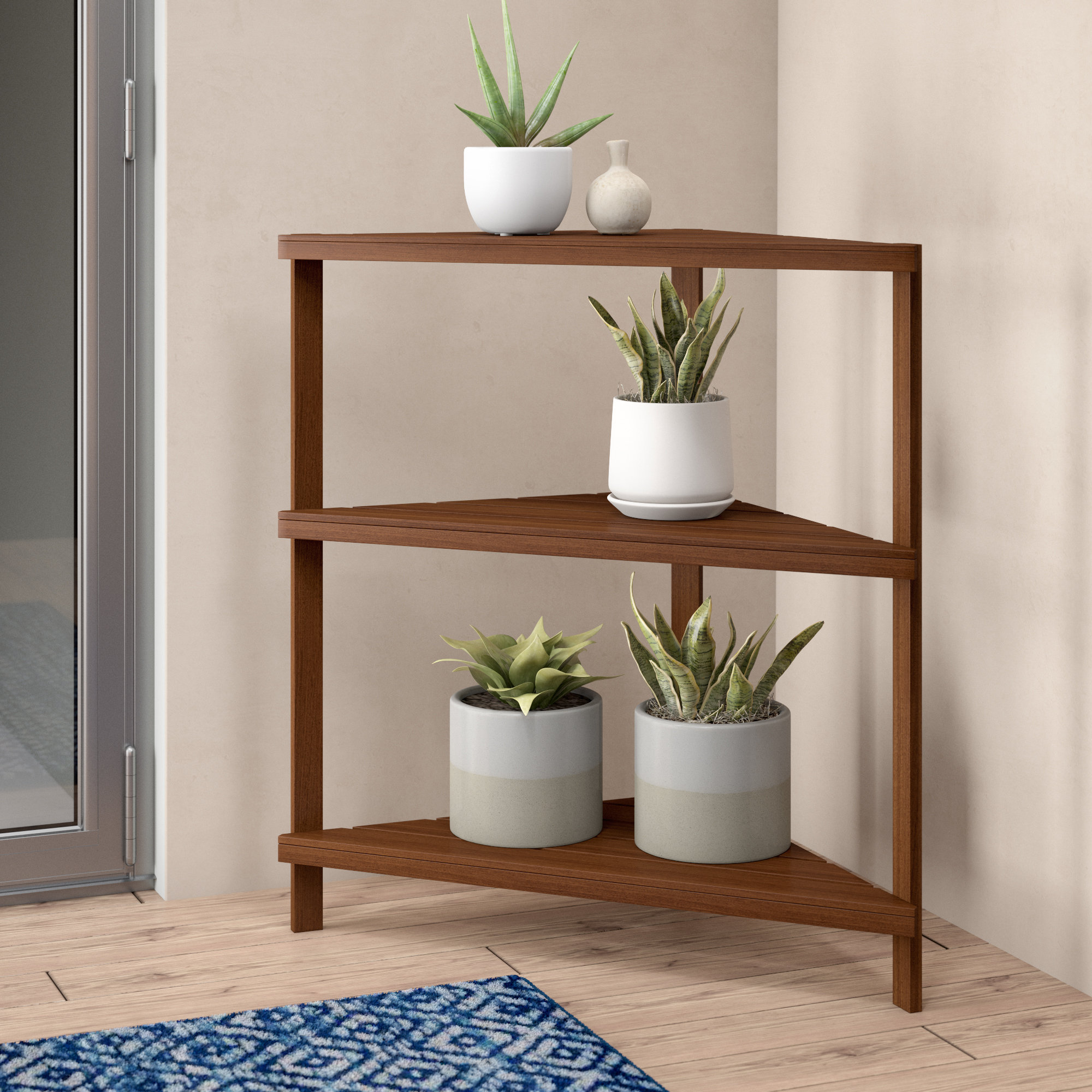 Gracie Oaks Fallah Triangular Corner Plant Stand & Reviews - Wayfair Canada