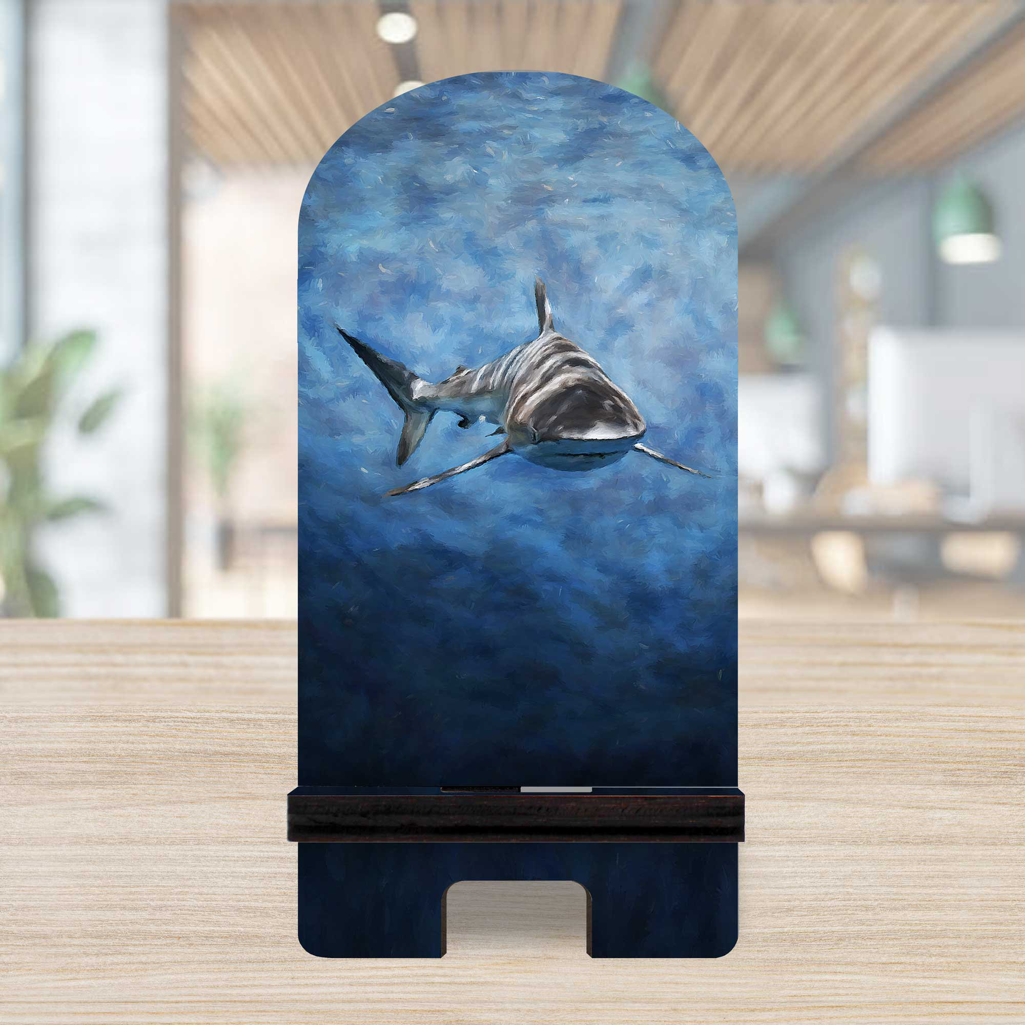 Designocracy Blue/Black/Grey Desktop Mount for Less Than 20" Screens ...