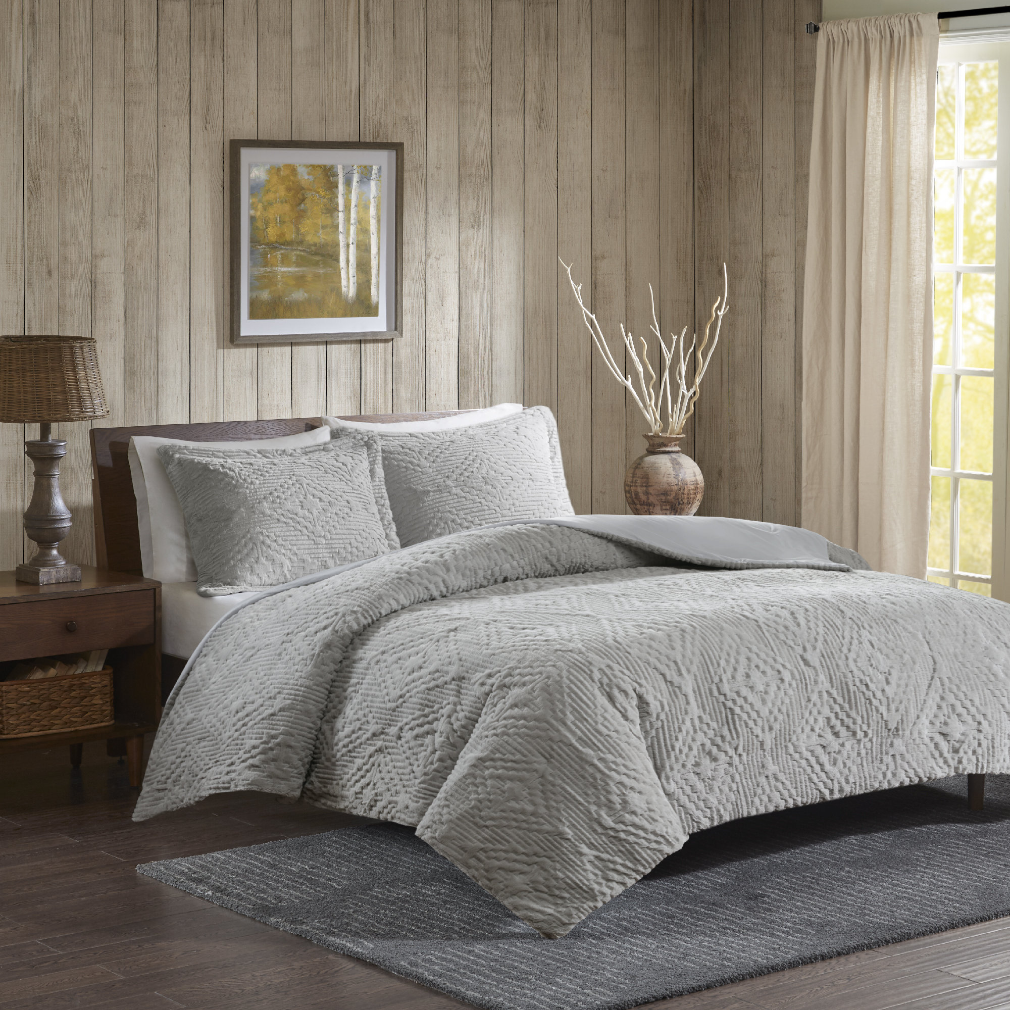 Woolrich Teton Embroidered Plush Quilt Set & Reviews | Wayfair