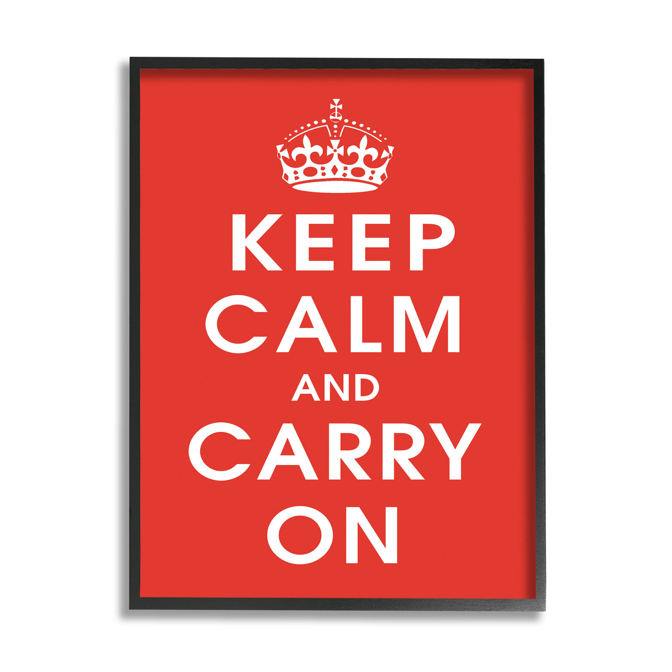 Stupell Industries Keep Calm And Carry at-069 | Wayfair
