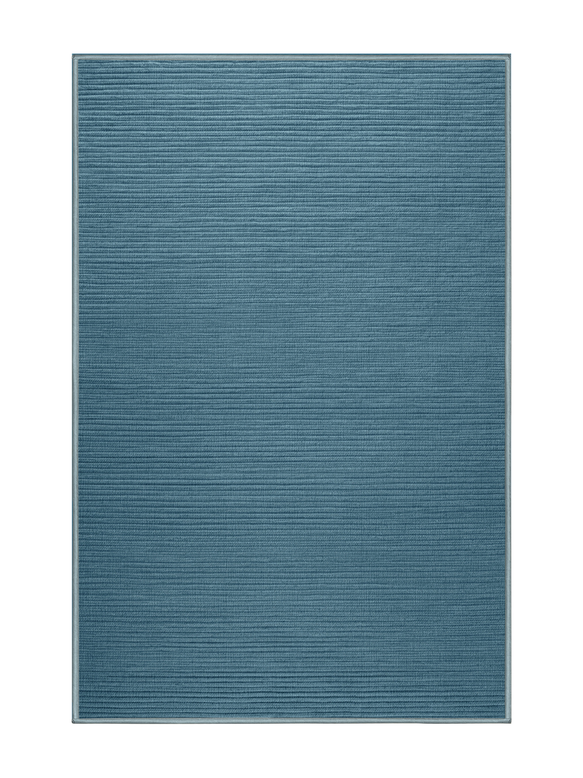 Canora Grey Machine Washable Solid Blue Area Rug | Wayfair