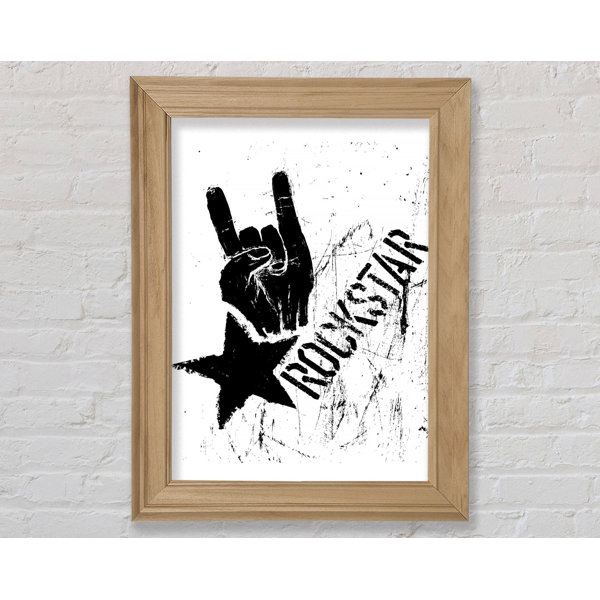Bright Star Rockstar - Single Picture Frame Print | Wayfair.co.uk