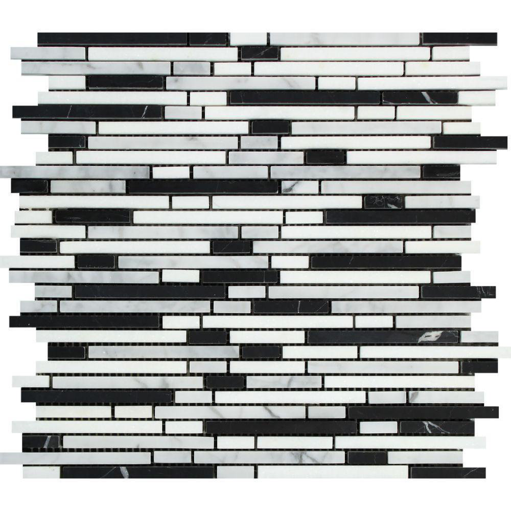 Tile & Mosaic Depot Marble Linear Mosaic Wall & Floor Tile | Perigold