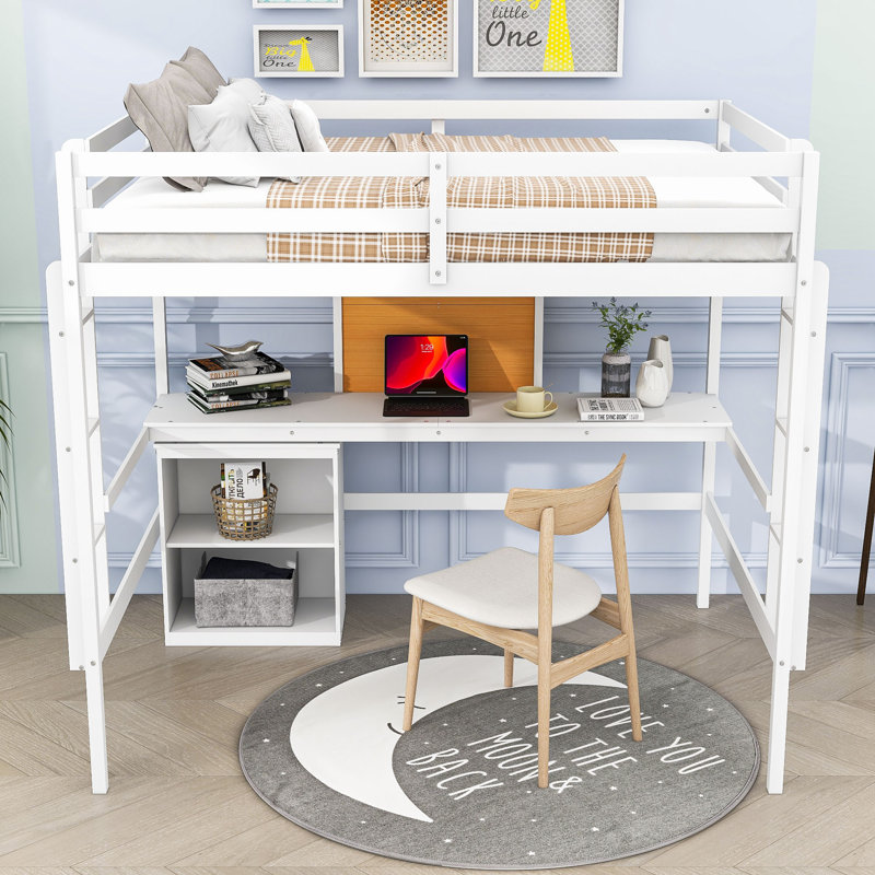 Harriet Bee Hayott Kids Loft Bed | Wayfair