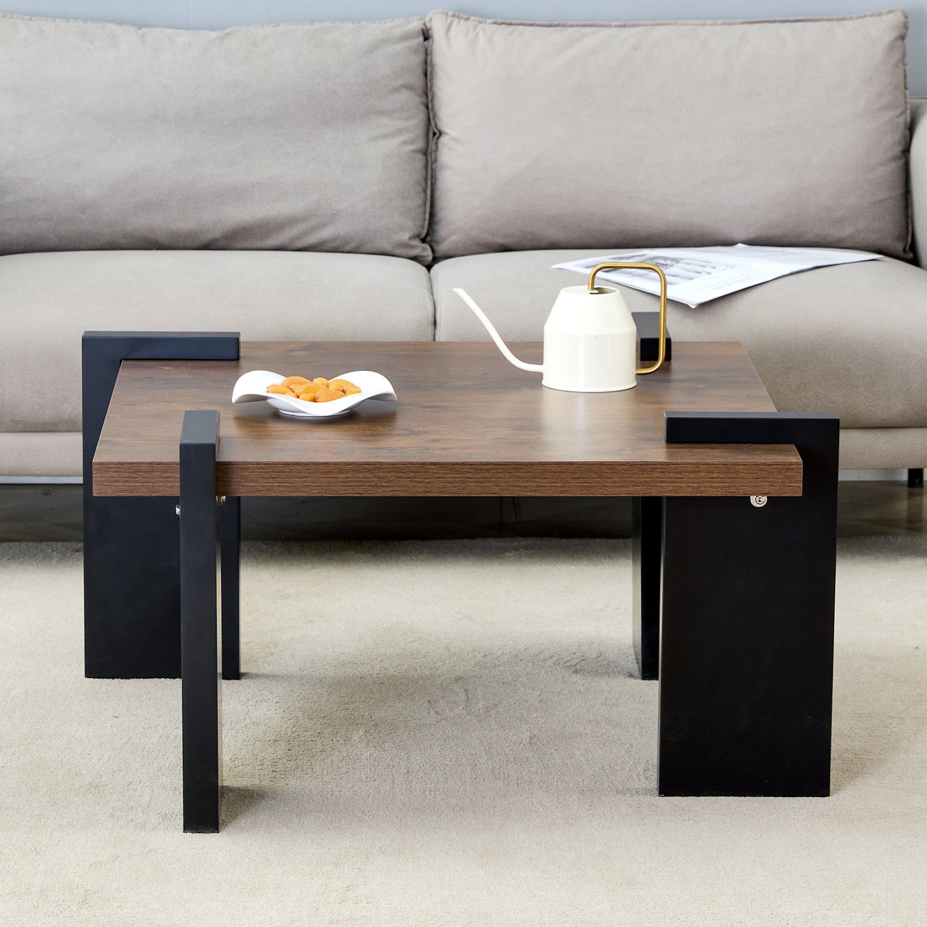 Latitude Run® Mdf Coffee Table, Suitable For Modern Minimalist Living ...