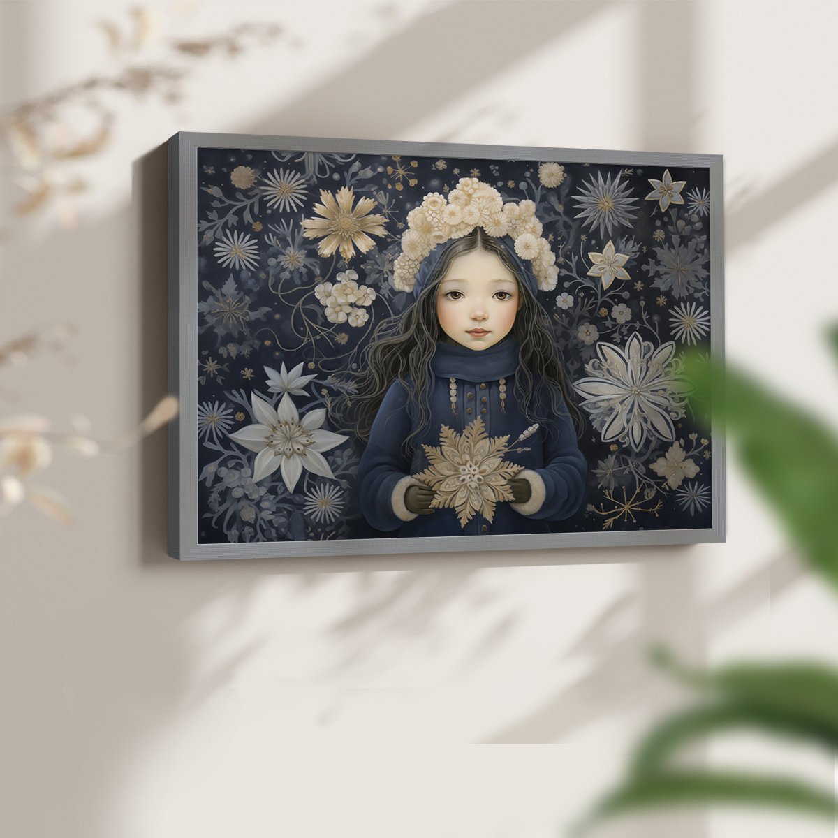 Fleur De Lis Living Angels From Above-CXIV -Framed Print - Restickable ...