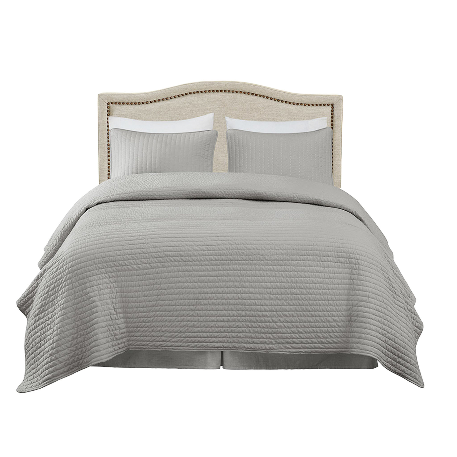 Latitude Run® Elegant Upholstered Headboard For Queen - 100% , Copper ...