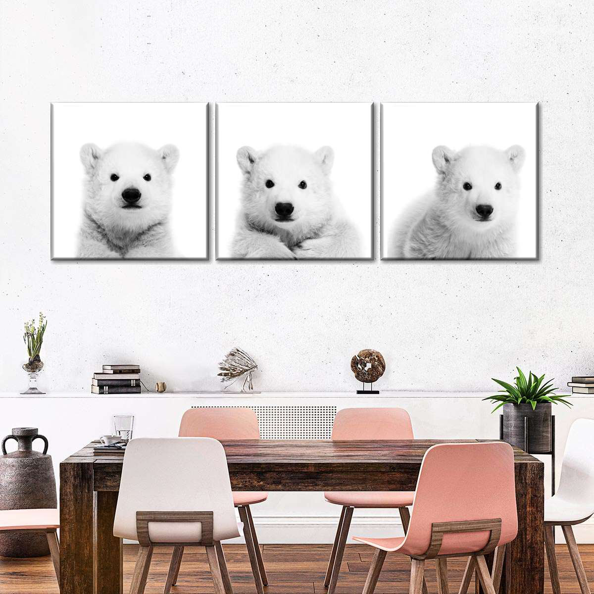 Redwood Rover Young Polar Bears Multi Piece Canvas Print - Wayfair Canada