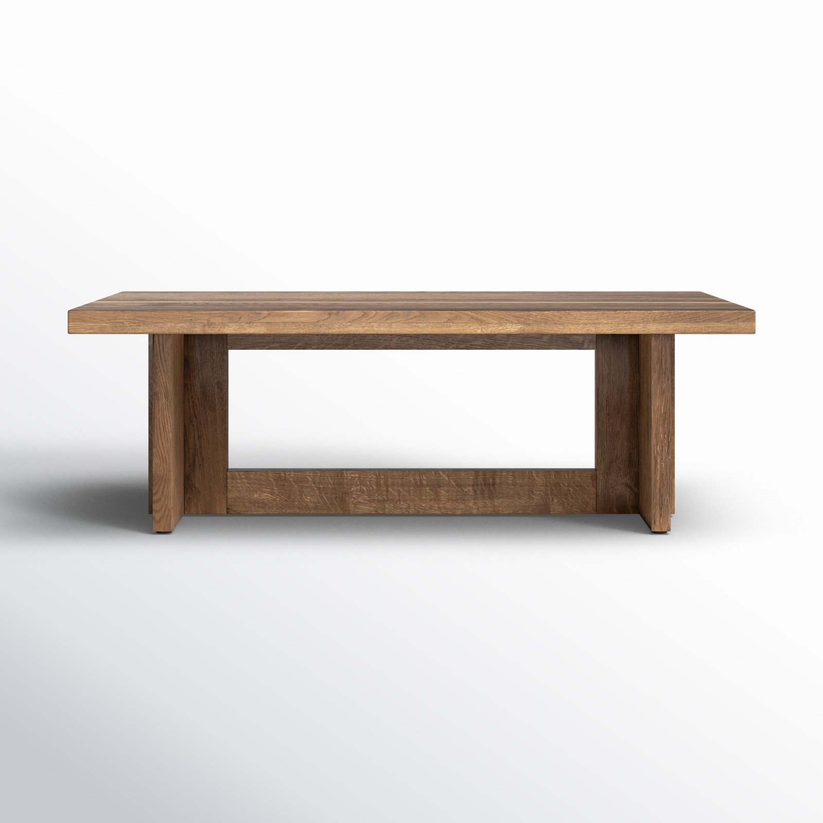 Birch Lane™ Stilo Solid Wood Trestle Coffee Table & Reviews | Wayfair