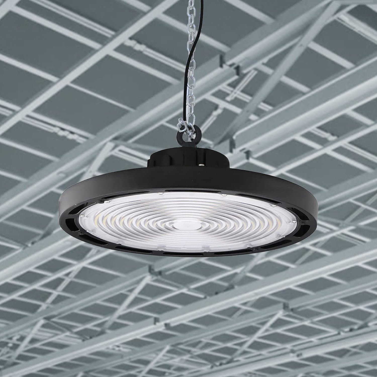 Wen Lighting Round High Bay Ceiling Light | Wayfair