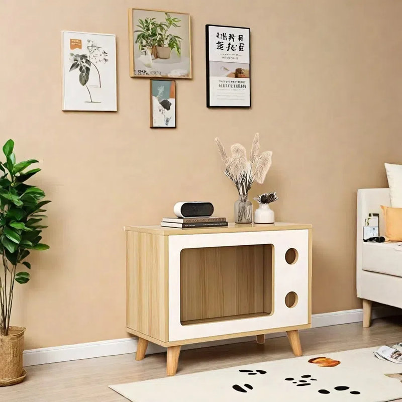 AWORET Modern Minimalist Cat House Side Table | Wayfair