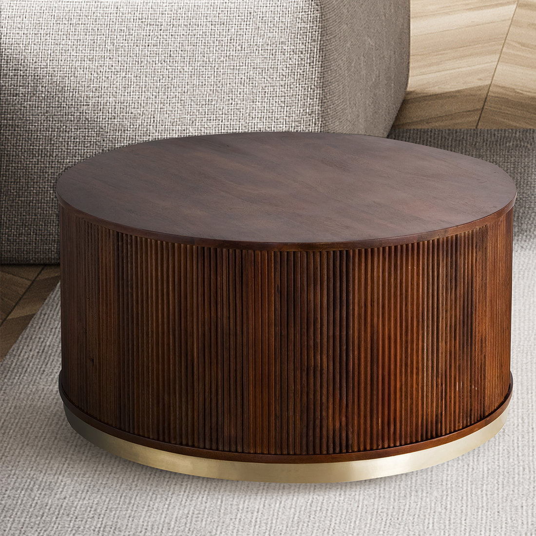 Loon Peak® Desmond Wood Coffee Table | Wayfair
