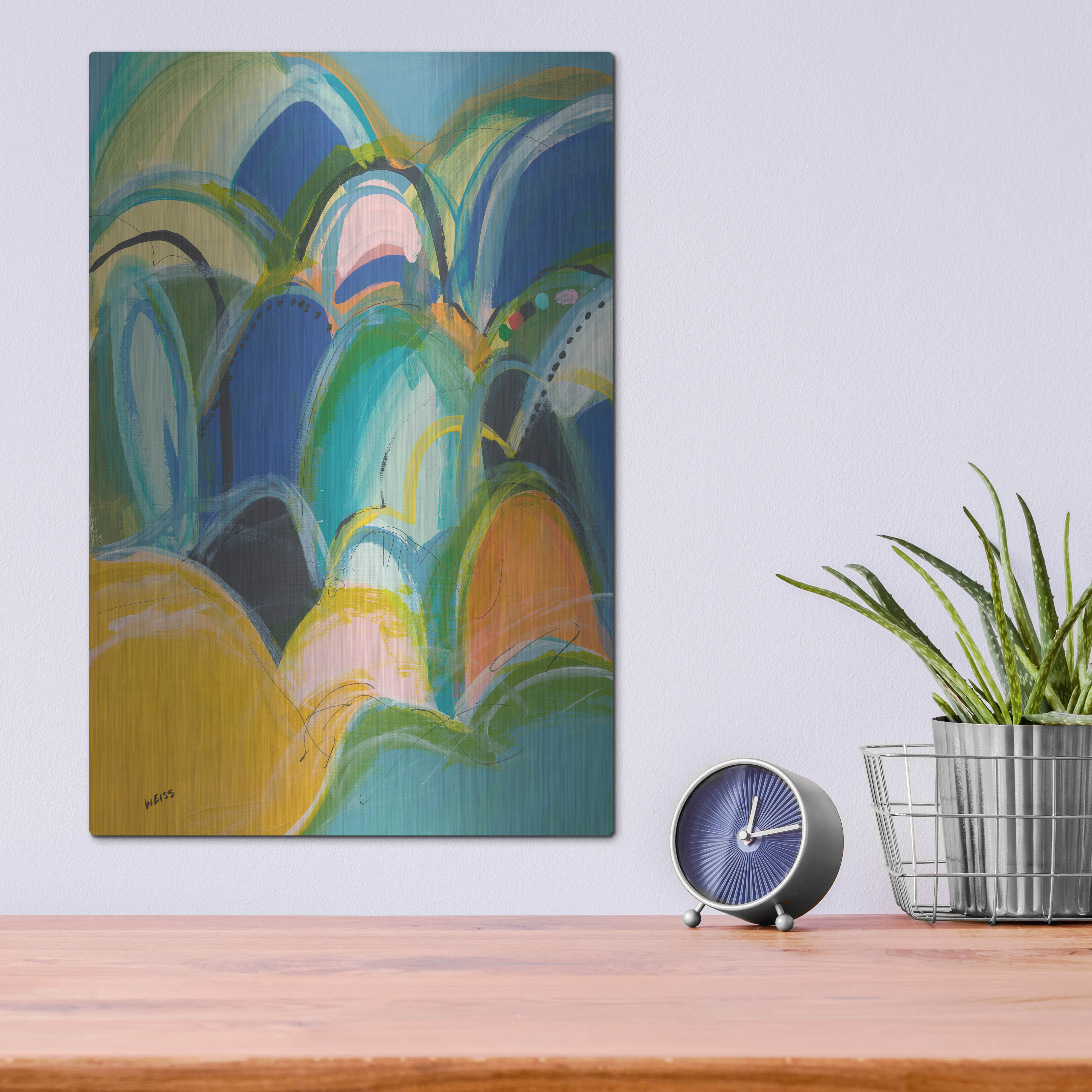 Ivy Bronx 'Break On Through No. 3' by Jan Weiss Metal Wall Art | Wayfair