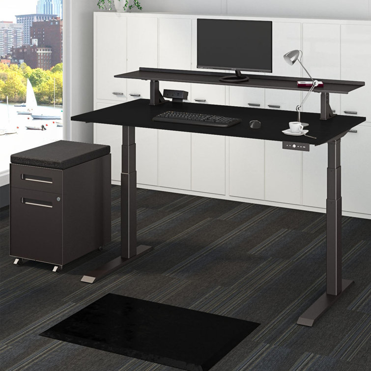 StandUpDeskStore Adjustable Metal Base Standing Desk & Reviews | Wayfair