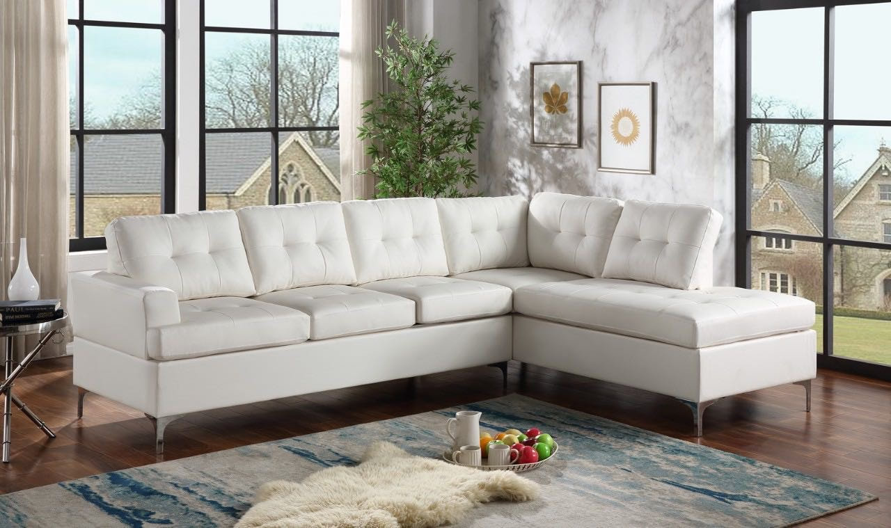 Ivy Bronx Hovanec 2 - Piece Vegan Leather Sectional | Wayfair