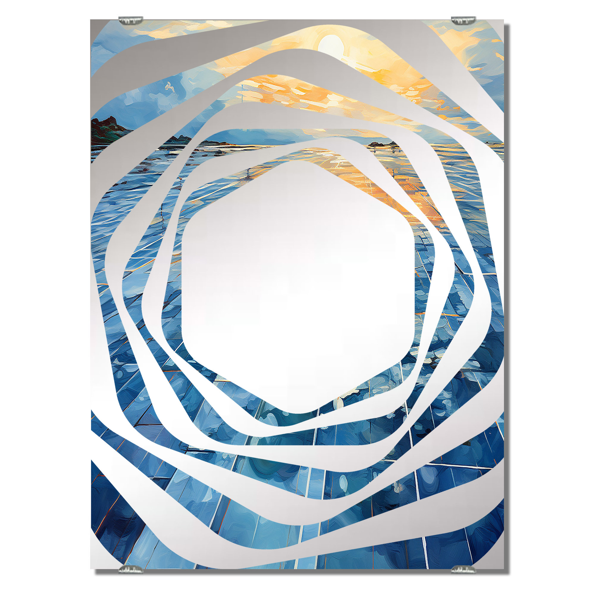 East Urban Home Sharissa - Solar Panels Mirror Wall Decor MIR136020 ...