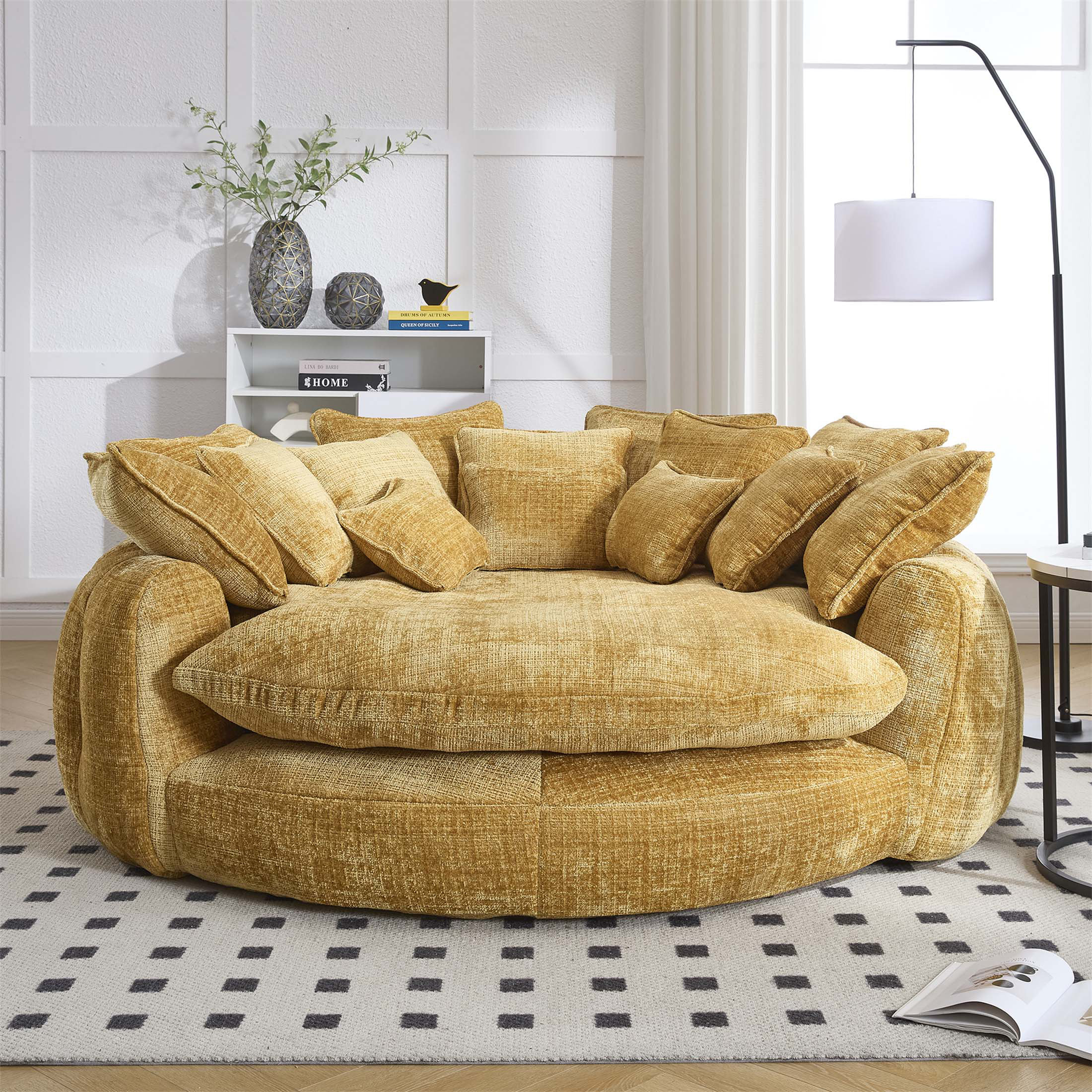 Marissa furniture Comfortable Double Loaf Sofa Bed, Oversized With ...