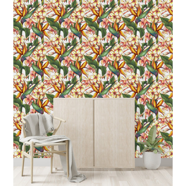 Bay Isle Home Kayen Floral Panel | Wayfair