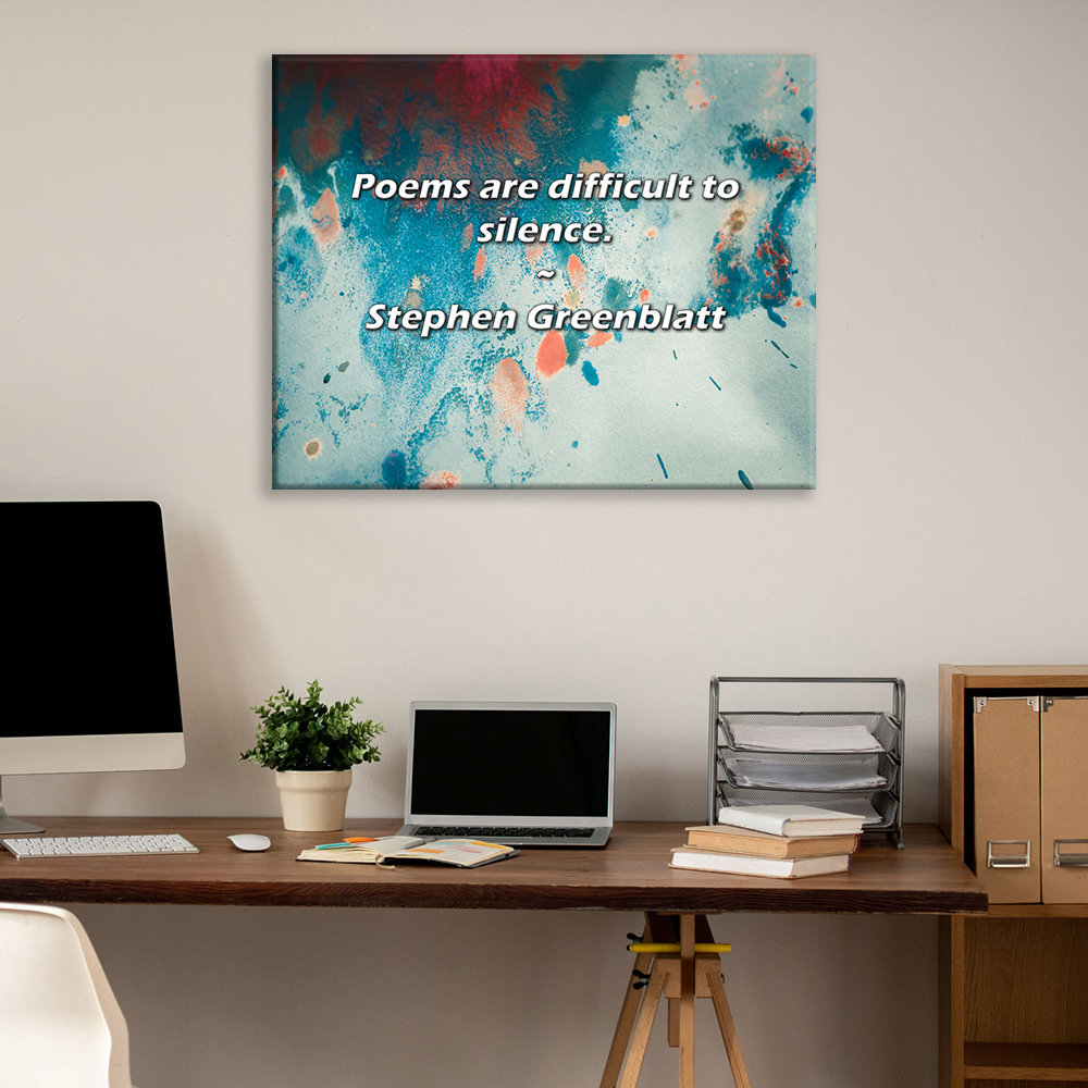 Ivy Bronx Artsy Quote "Poems are difficult to silence." By Stephen ...