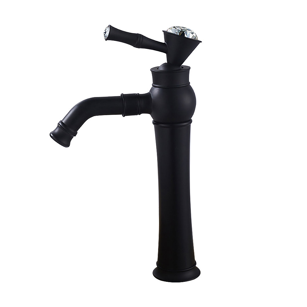 BathSelect Oil Rubbed Bronze Queen Black Crown Deck Mount Faucet ...