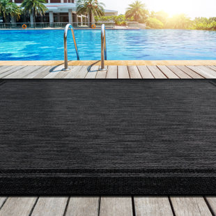 5' x 8' Black Outdoor Rugs You'll Love | Wayfair