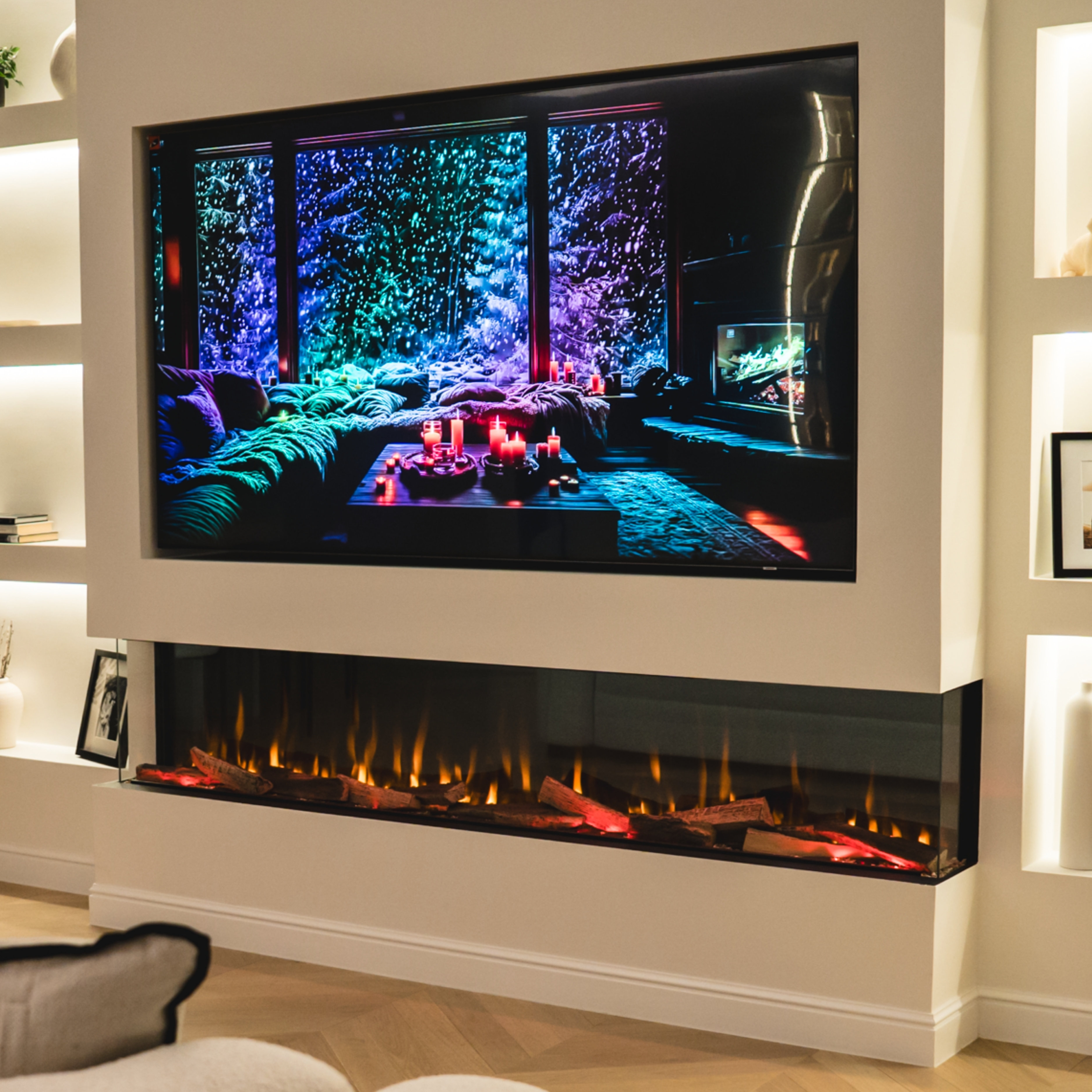 Evolution Fires Advance Series 1800mm Electric Fireplace | Built-In ...