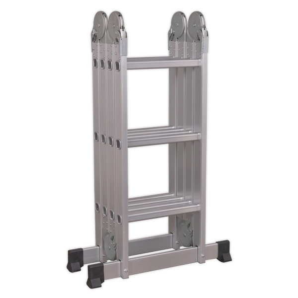 Symple Stuff 0.936 Aluminium Straight ladder | Wayfair.co.uk