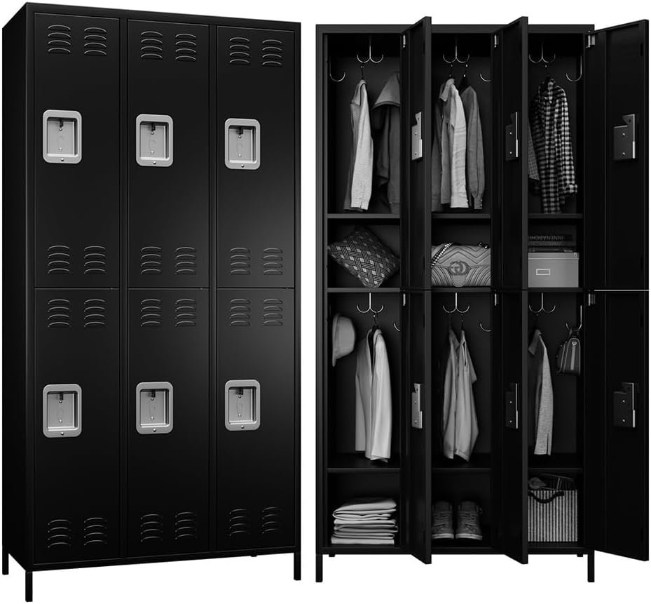 GangMei Metal Lockers For Employees School Office Gym Home Lockers ...