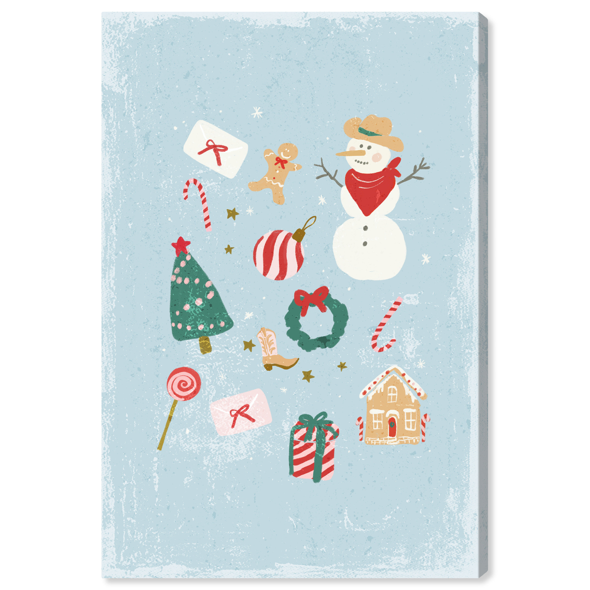 One Allium Way® Holiday Cookies Canvas Cute Western Christmas by One ...