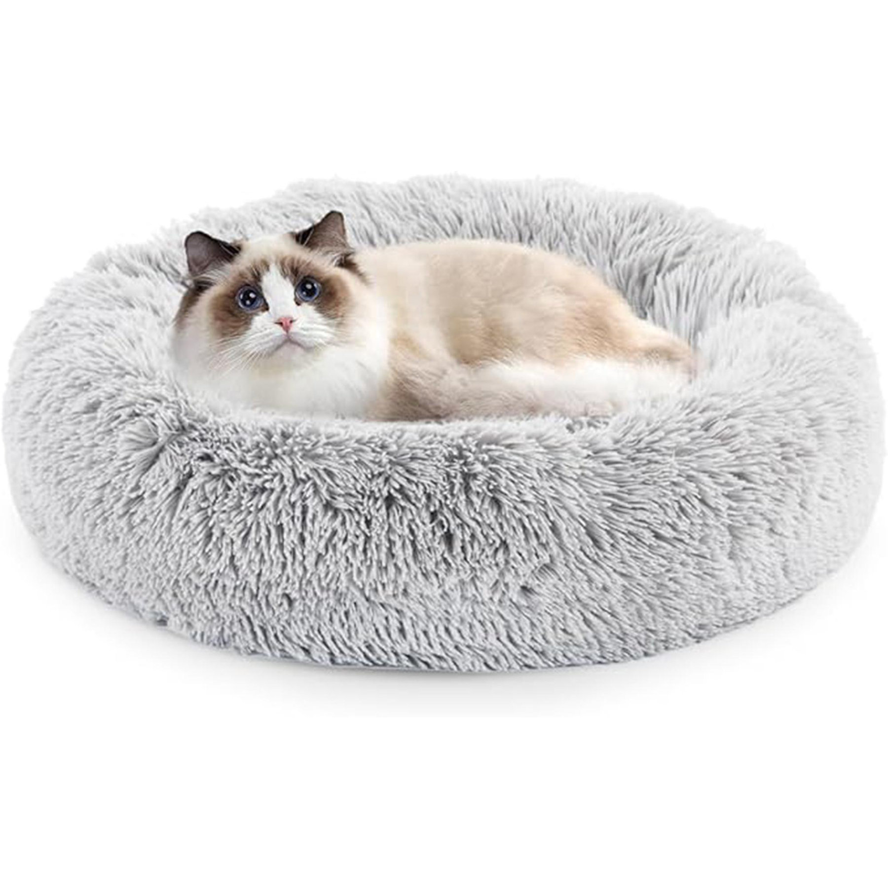 Tucker Murphy Pet™ Dog Bed - Round Donut Washable Dog and Cat Bed in ...