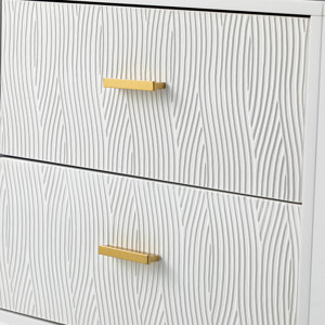 The Twillery Co.® Kajana 2 Drawer Glam Nightstand | Wayfair